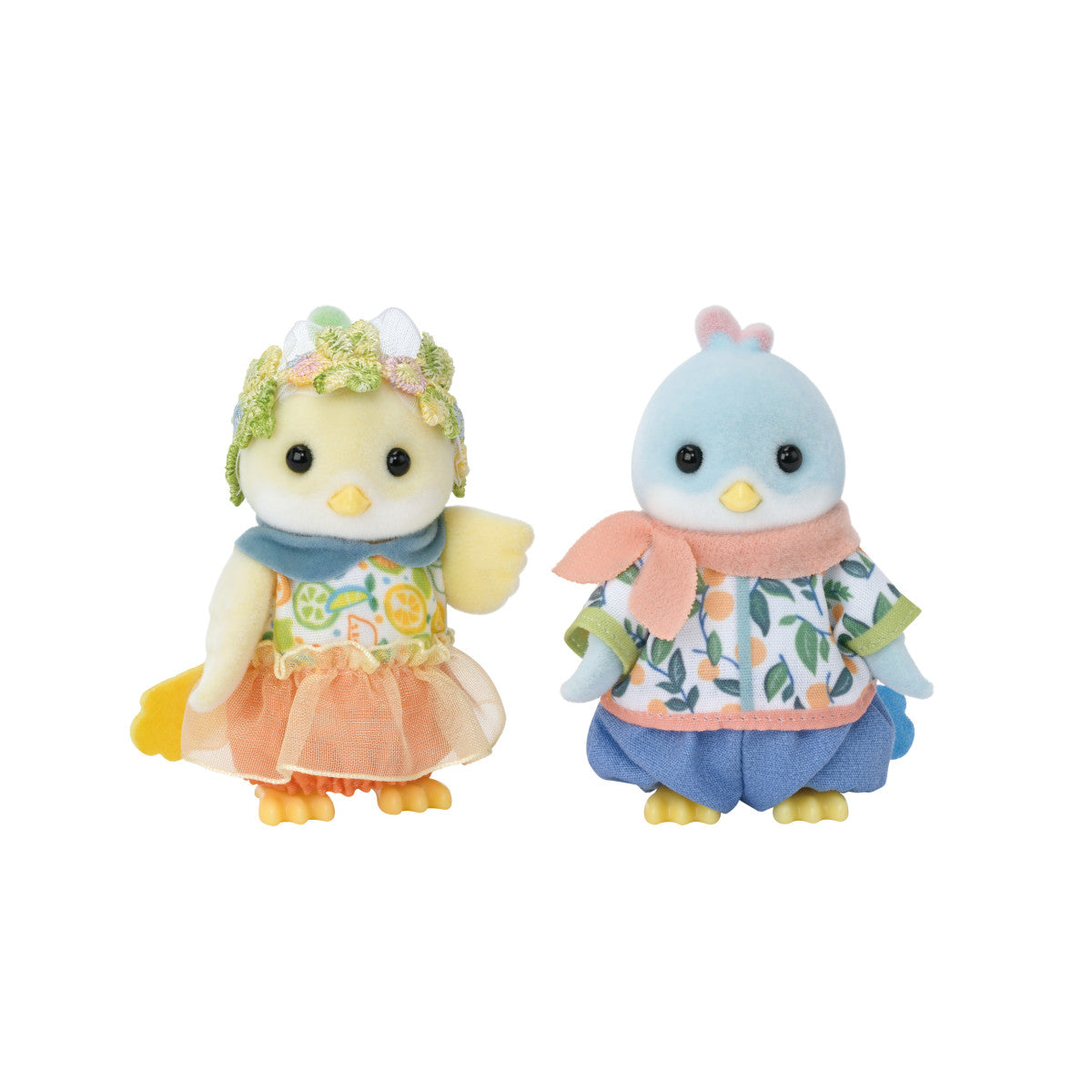 Calico Critters Citrus Bird Family - Collectible Bird Figures ...