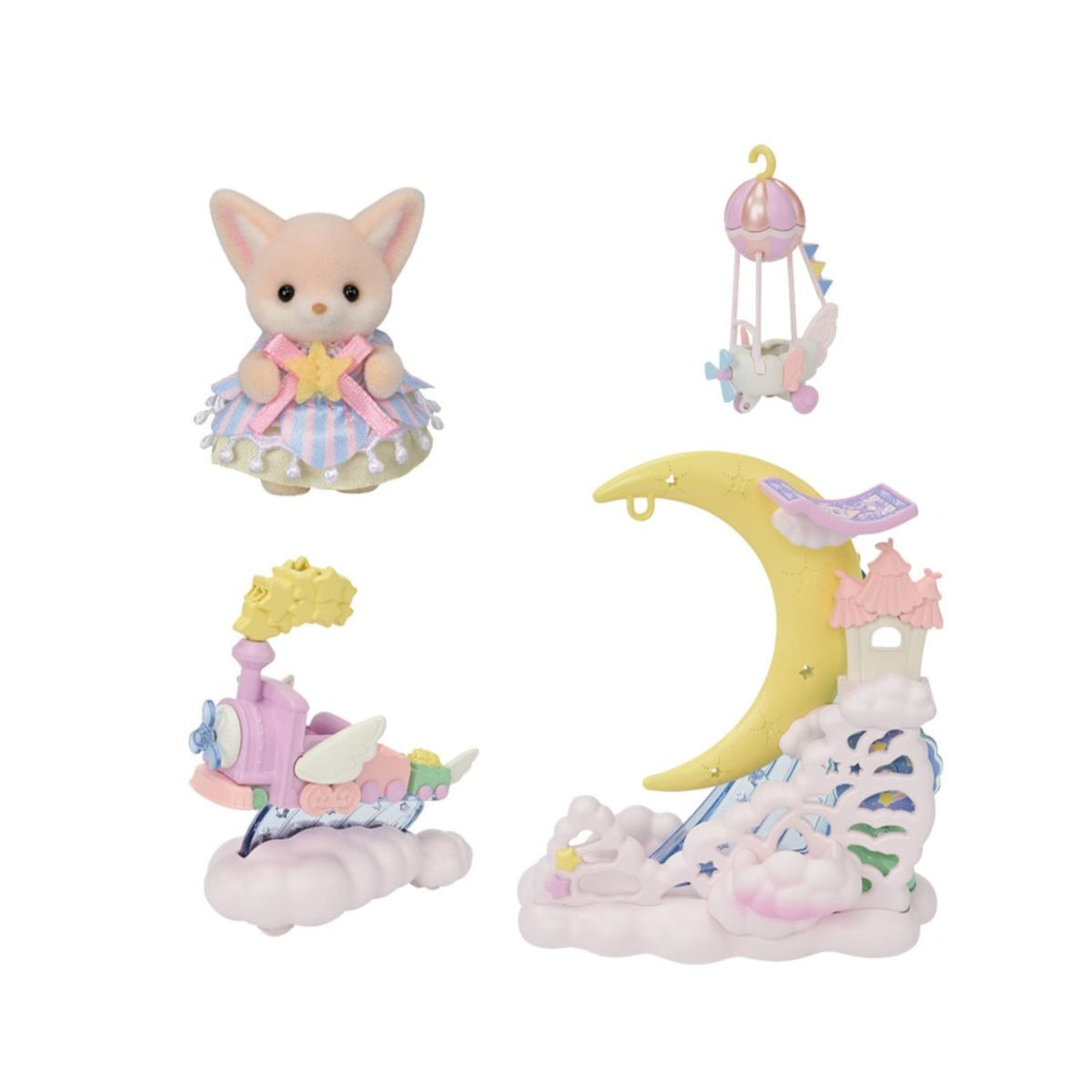 Calico Critters Daydream Parade Playset with Fennec Fox Baby Toy ...
