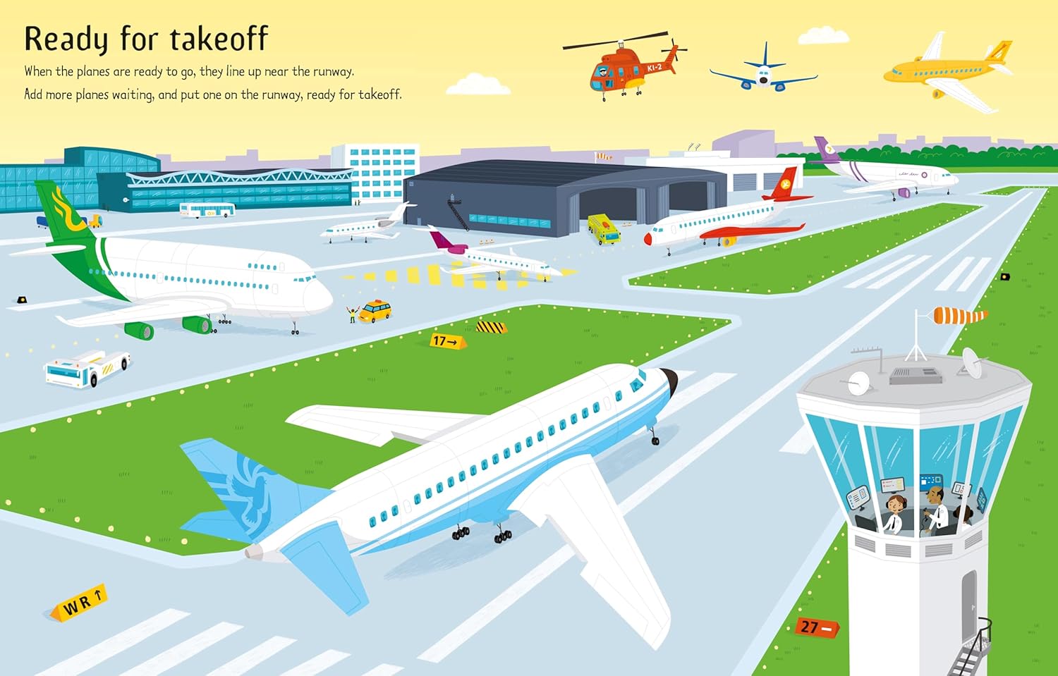 Usborne First Sticker Book Airport for Toddlers Ages 3-5 — Learning ...