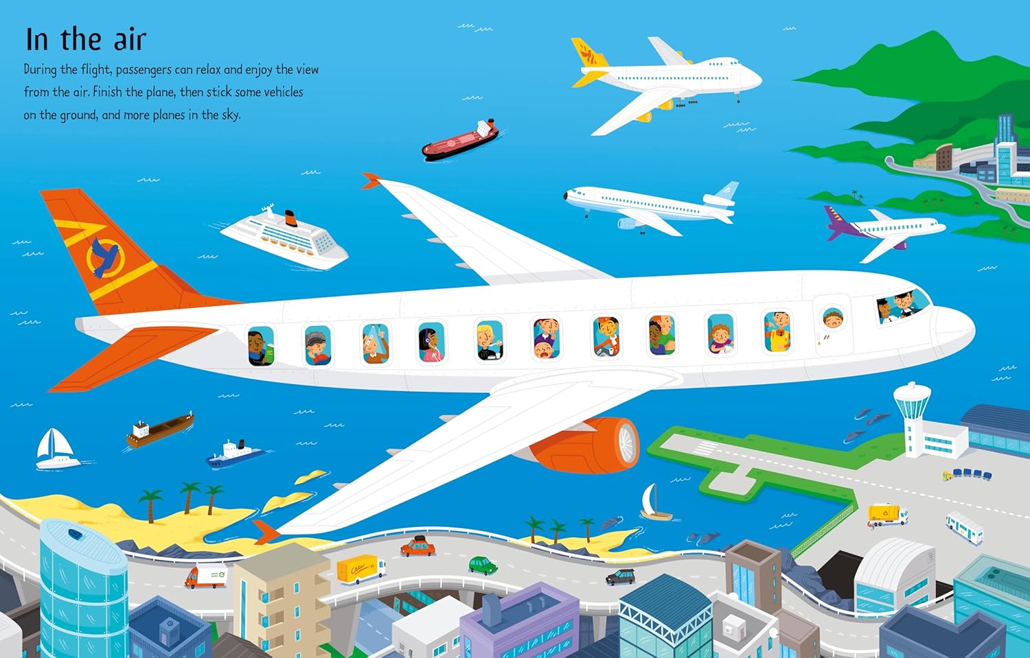 Usborne First Sticker Book Airport for Toddlers Ages 3-5 — Learning ...