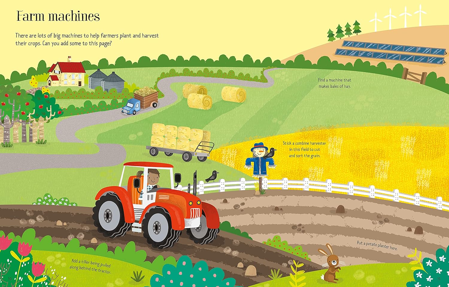 Farm Sticker Book for Kids Ages 3-5 | Usborne Activity Book — Learning ...