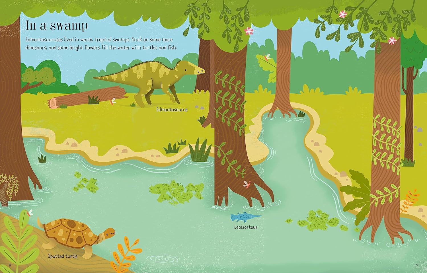 Usborne First Sticker Book Dinosaurs | Kids Prehistoric Activity Book ...