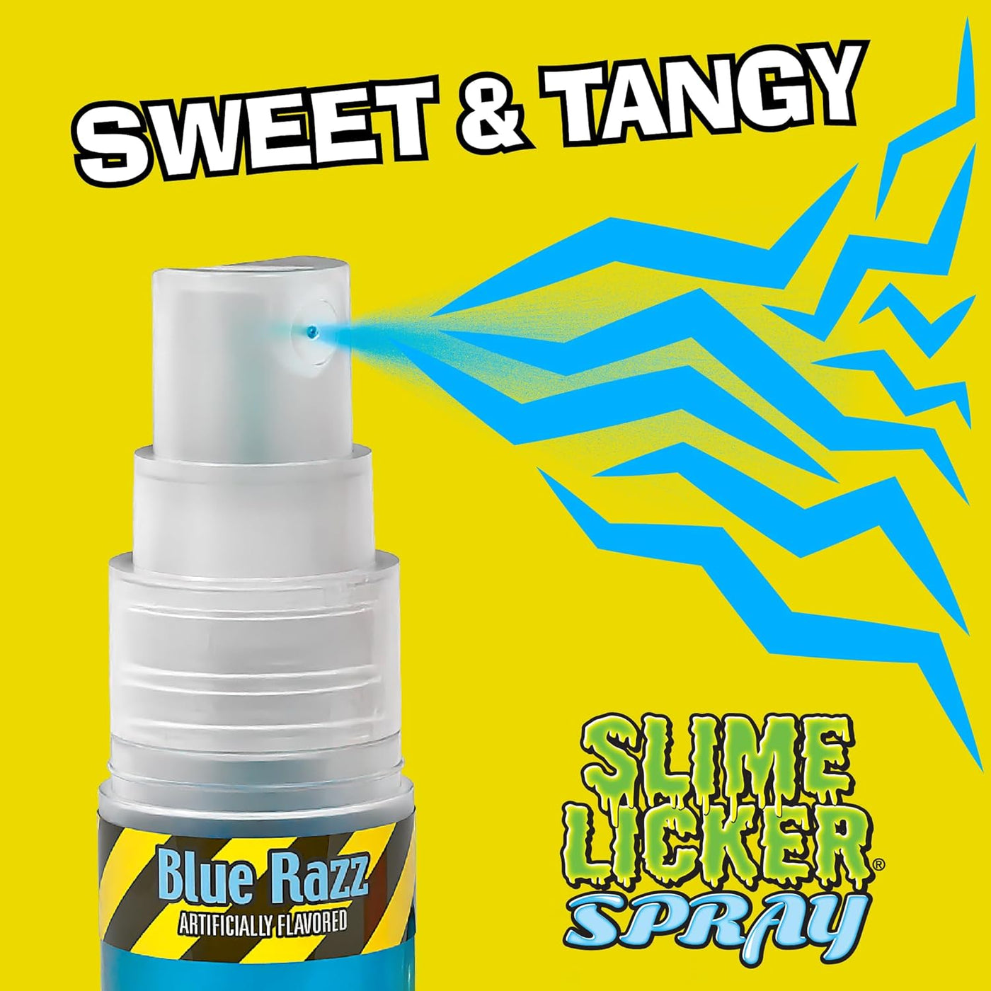 Toxic Waste Slime Licker Sour Spray Candy 3 Pack - Strawberry & Blue ...