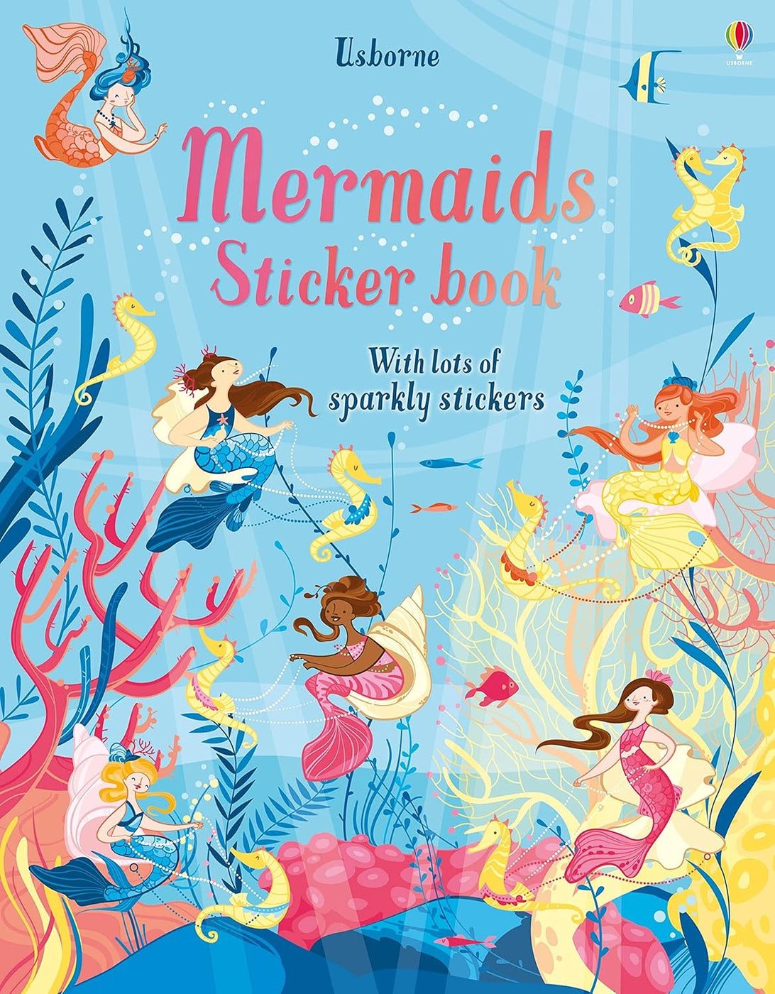Usborne Mermaids Sticker Book | 250+ Sparkly Stickers for Kids ...