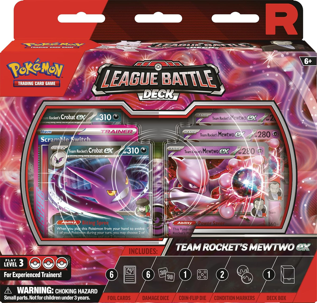 Pokémon TCG: Team Rocket’s Mewtwo ex League Battle Deck – Ready-to-Pla ...