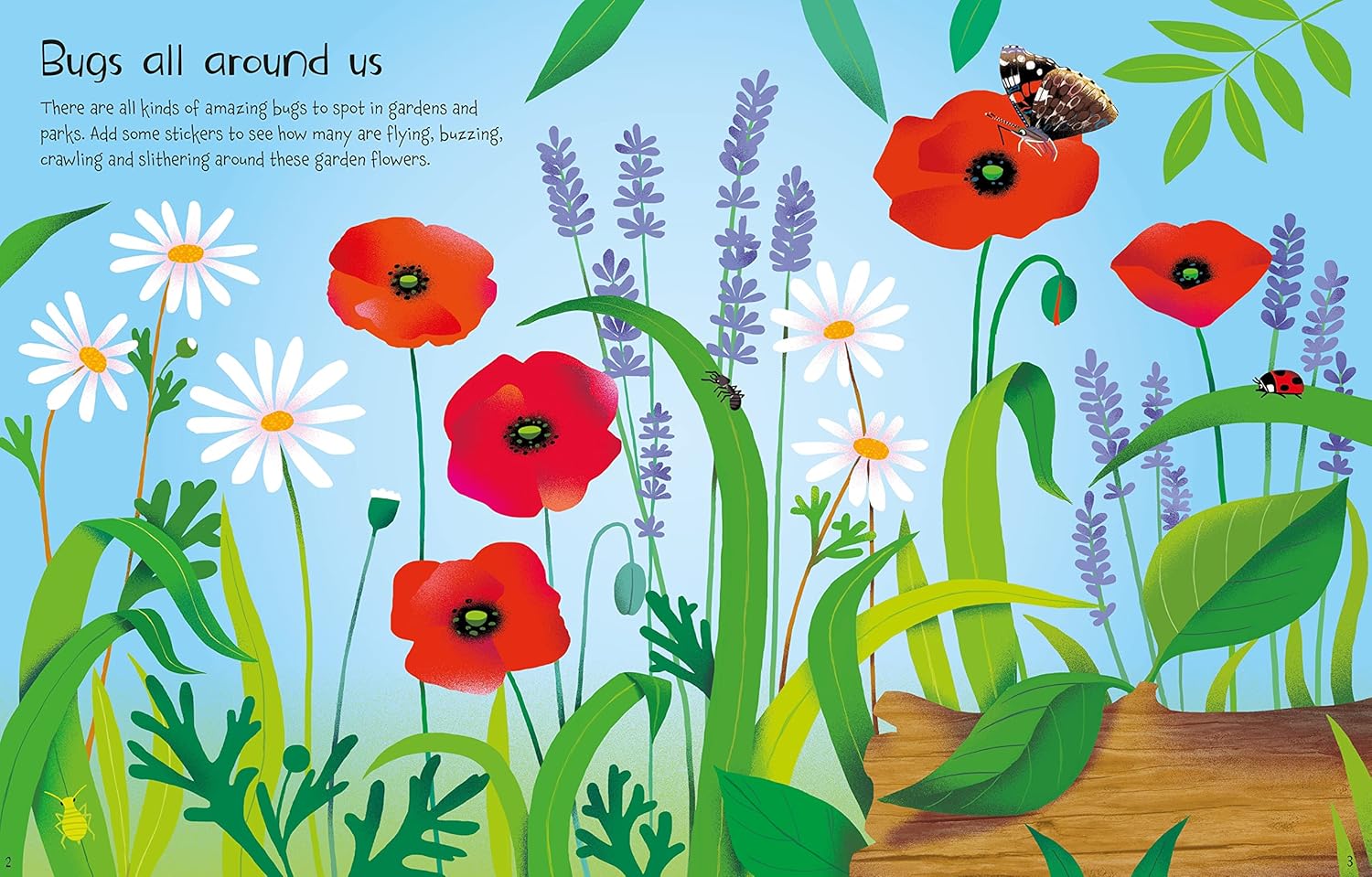 Usborne First Sticker Book Bugs - Educational Nature Sticker Book for ...