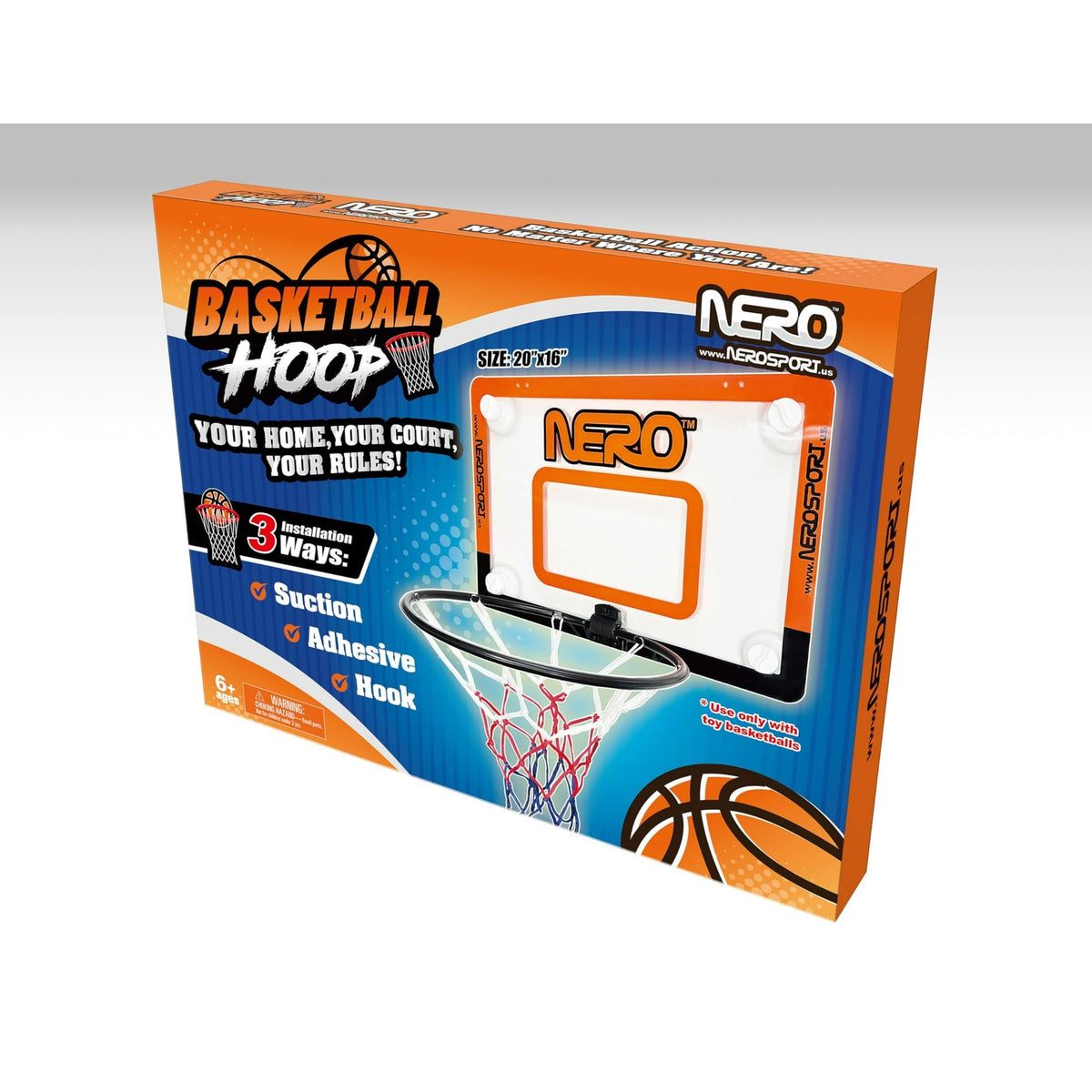 NERO Suction Basketball Hoop — Learning Express Gifts