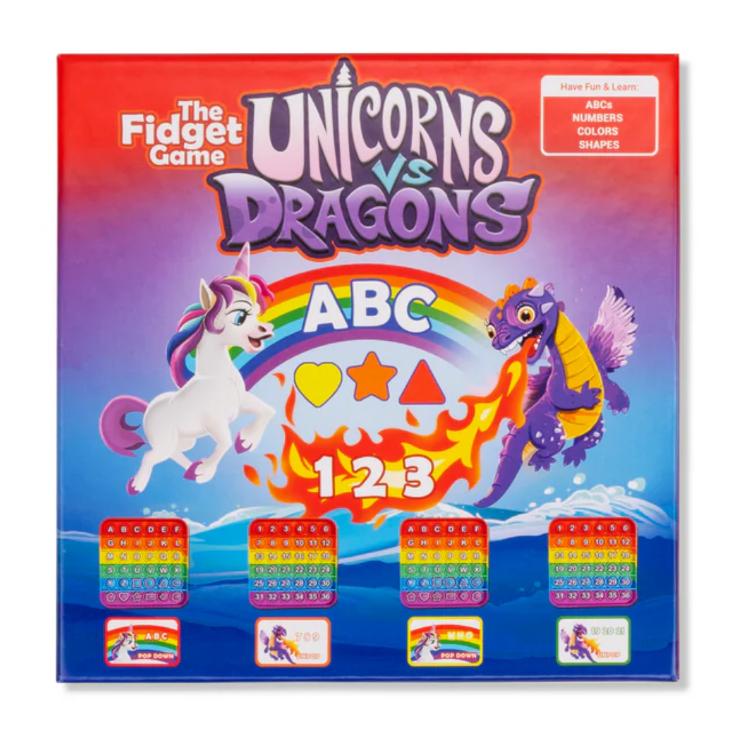The Fidget Game: Unicorns vs Dragons! — Learning Express Gifts