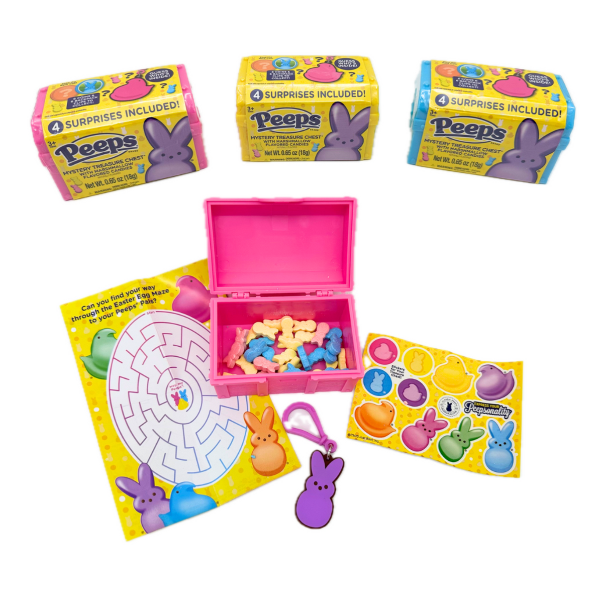 Peeps Mystery Treasure Chest | Easter Basket Candy & Toy — Learning ...