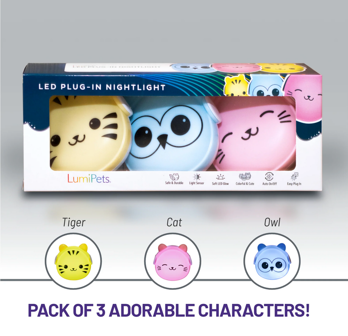 LumiGlow Wall Nightlights — Learning Express Gifts