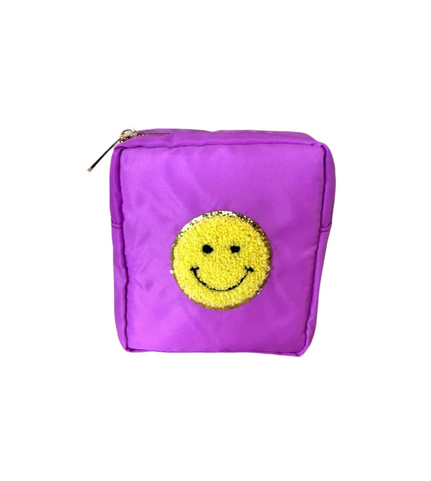 Varsity Smiley Face~accessory Bag — Learning Express Gifts