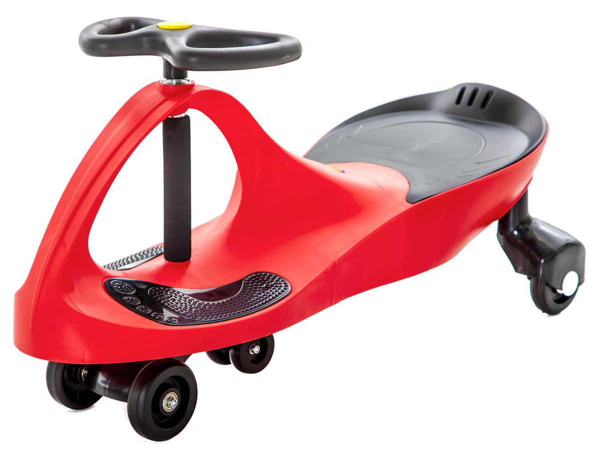 Red PlasmaCar Ride-On Toy - Self-Propelled Steering Car for Ages 3-8 ...