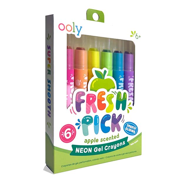 Fresh Pick Apple Gel Crayons — Learning Express Gifts