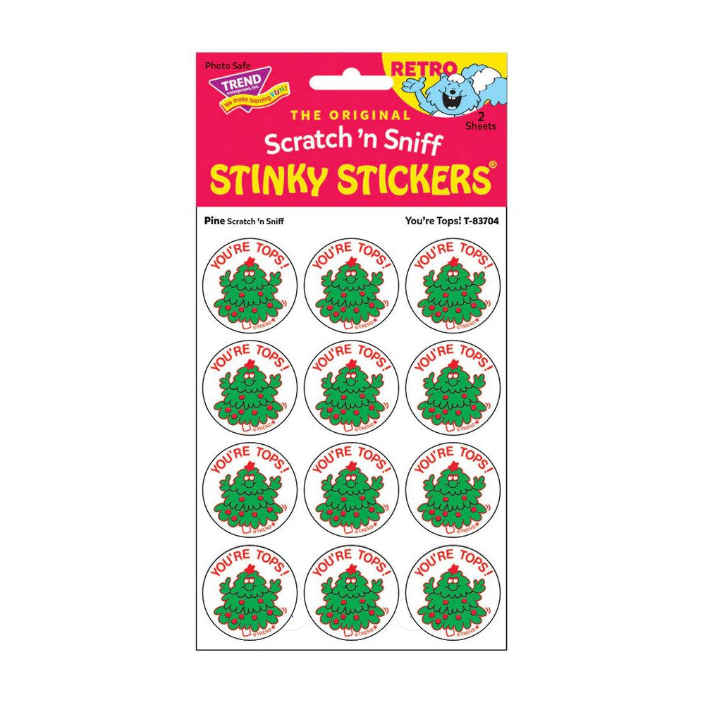 Pine Stinky Sticker — Learning Express Gifts